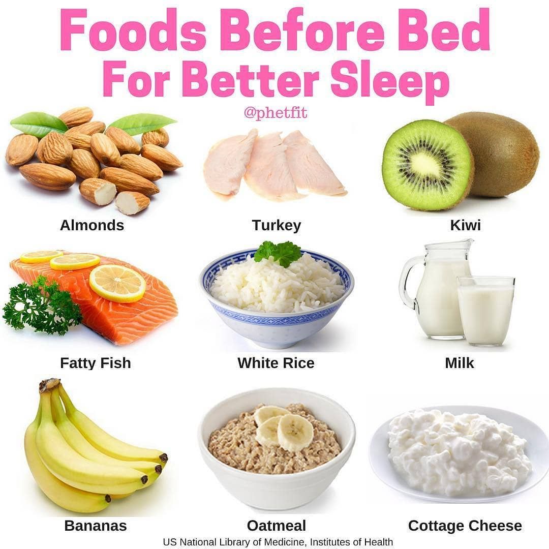 What is the best food to eat right before bed?
