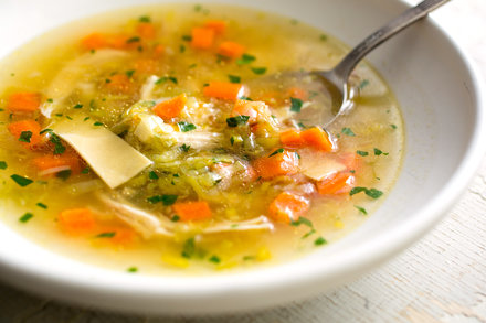 What is the best way to cook chicken soup?