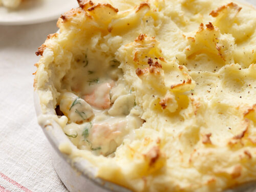 What is the best way to cook frozen fish pies?