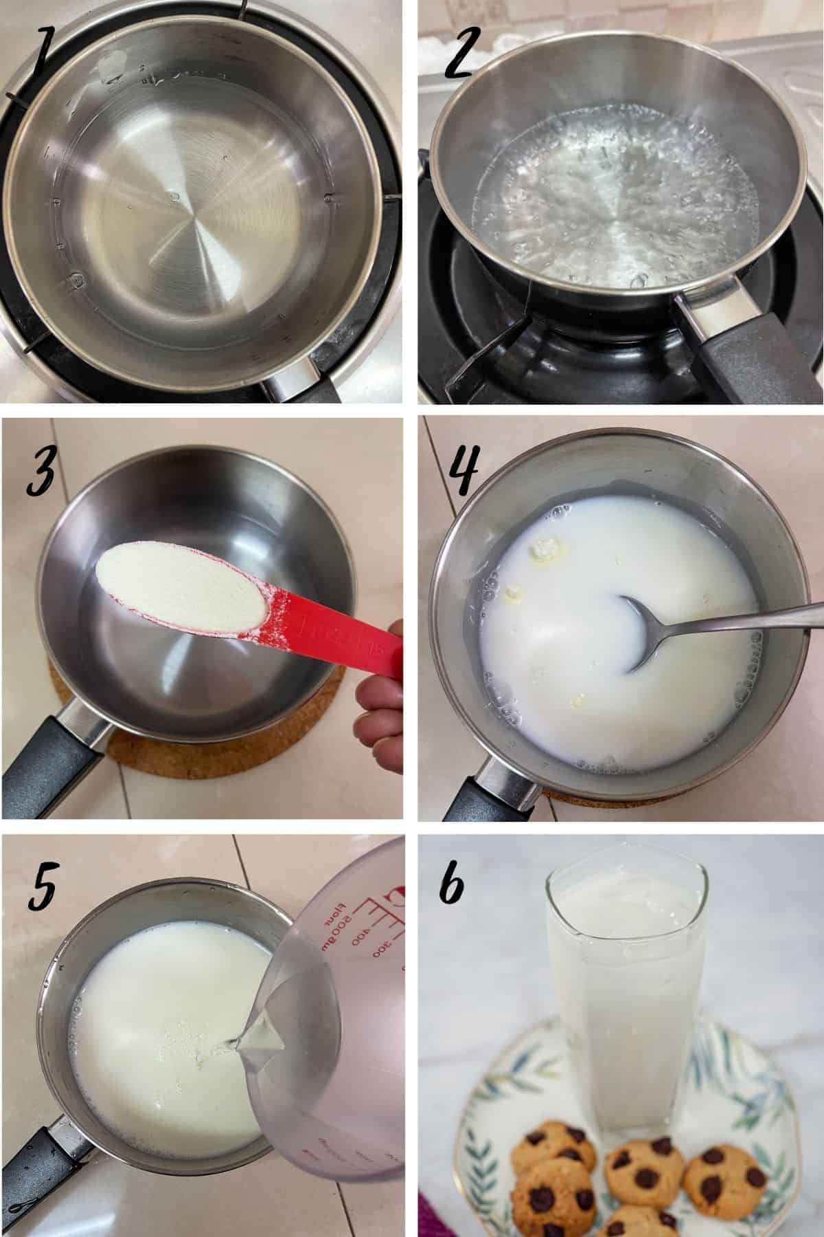 What is the best way to dissolve powdered milk?