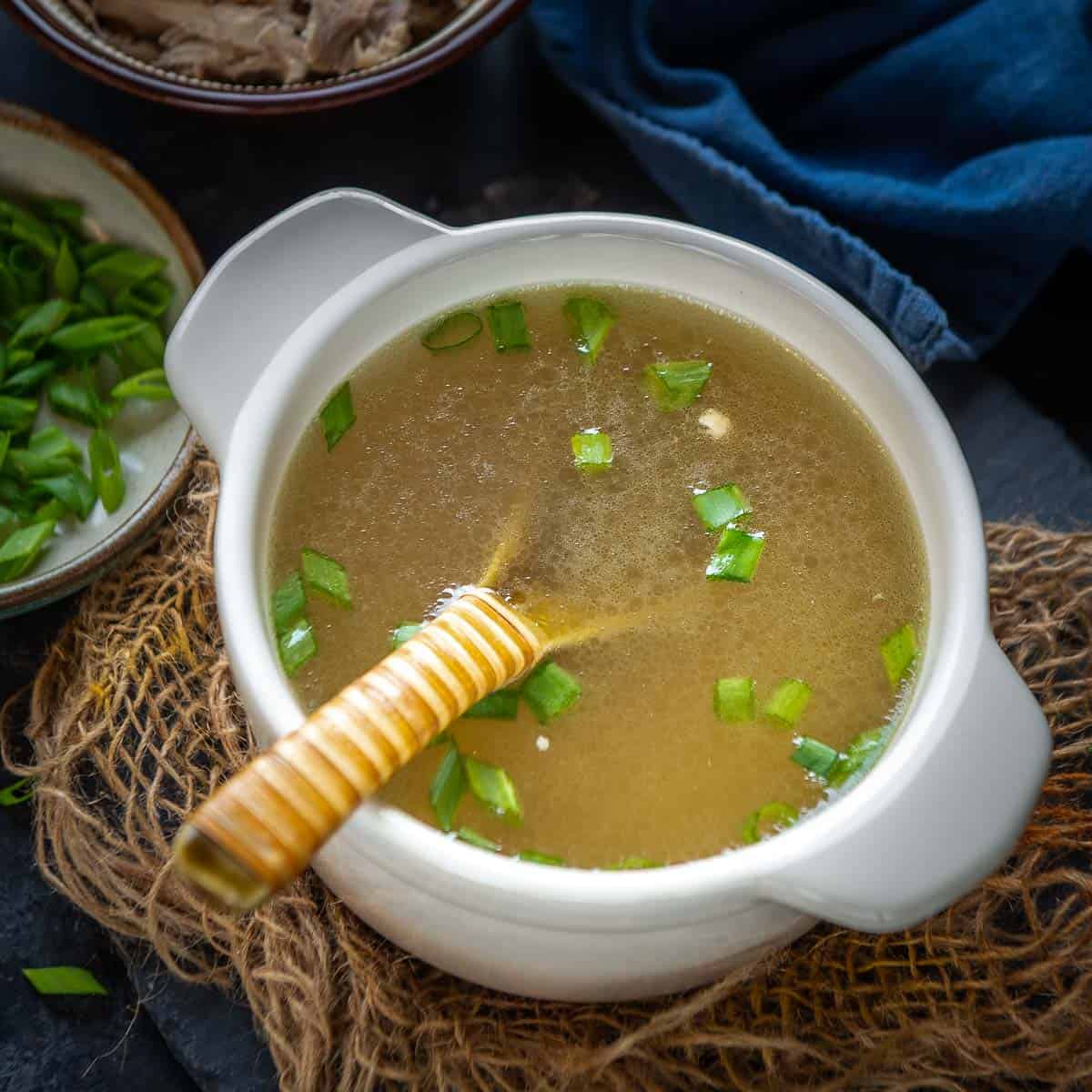 What is the best way to thin soup?