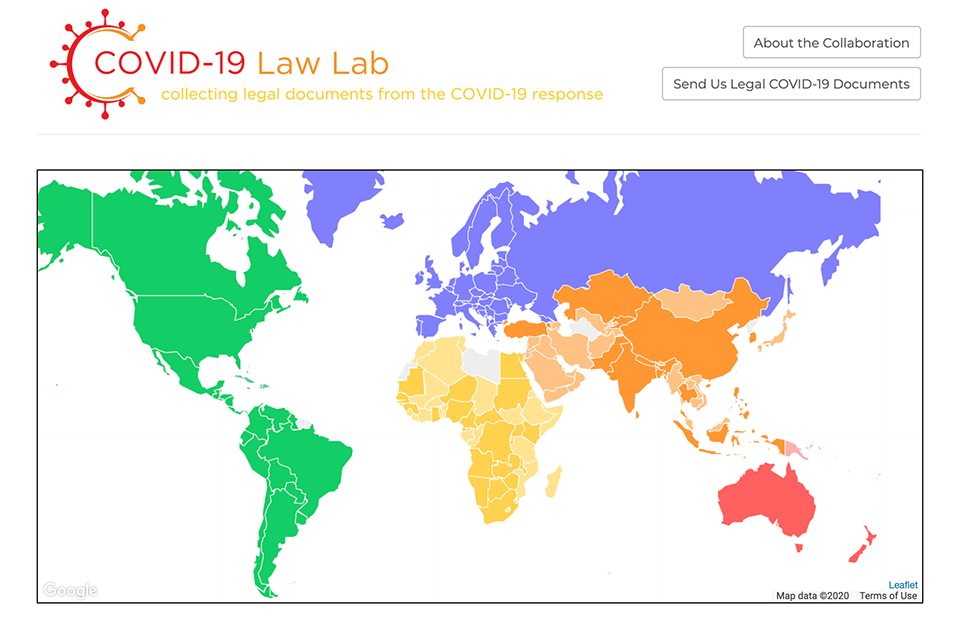 What is the COVID-19 Law Lab?