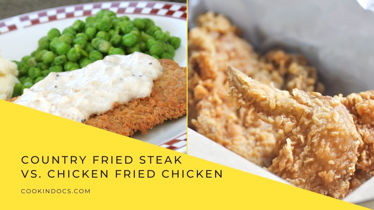 What is the difference between chicken fried chicken and country fried chicken?