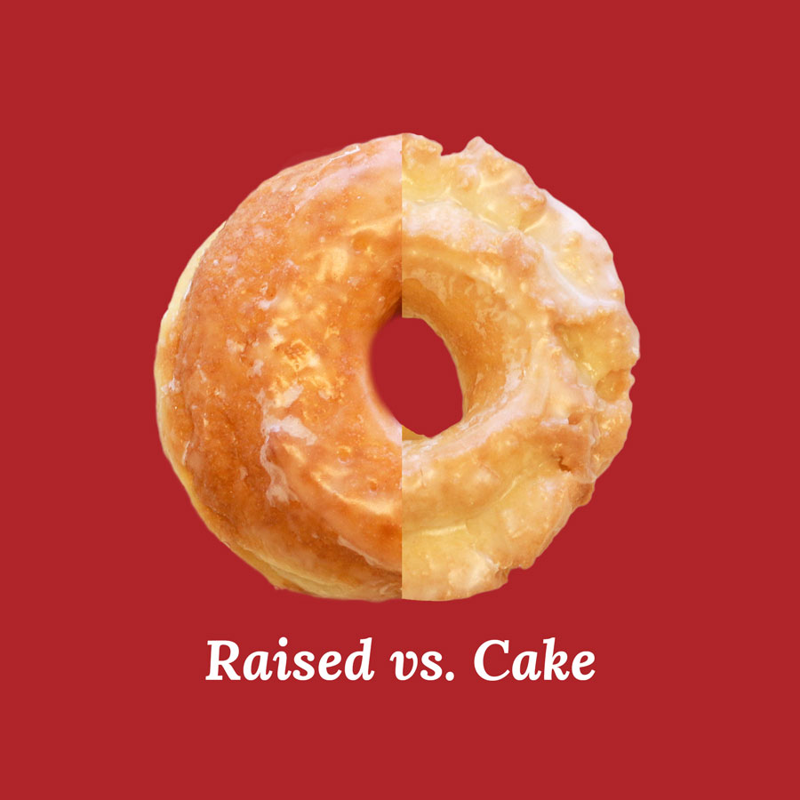 What is the difference between old fashioned donuts and regular donuts