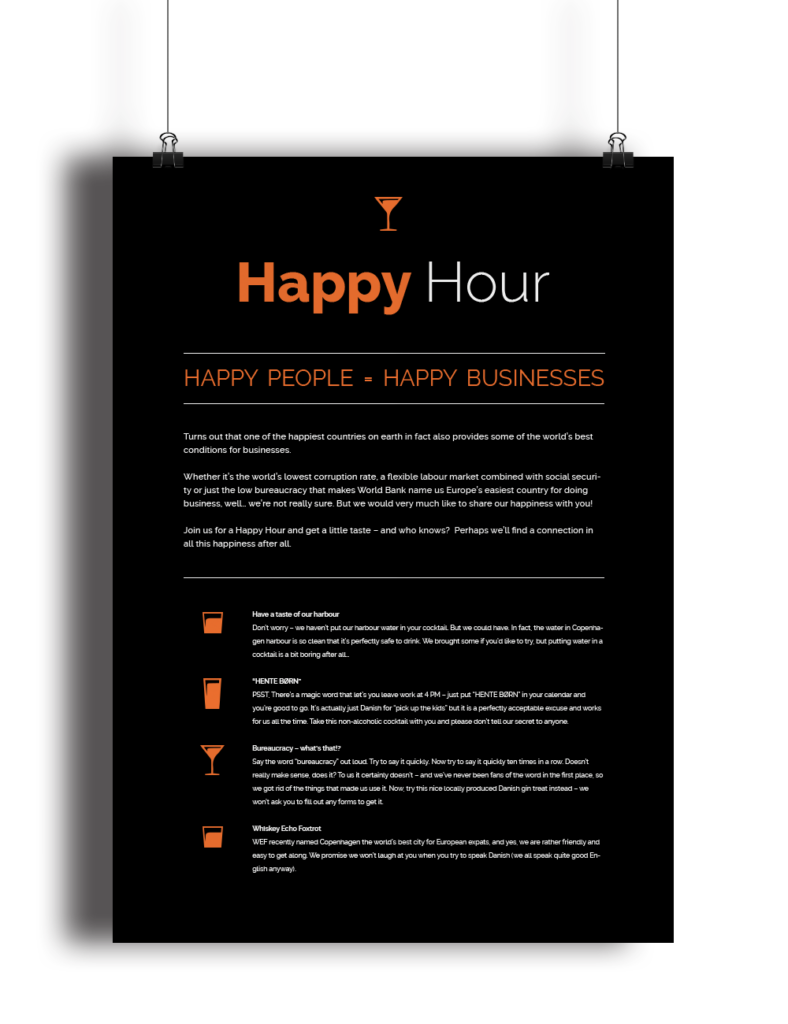 What is the happy hour concept?