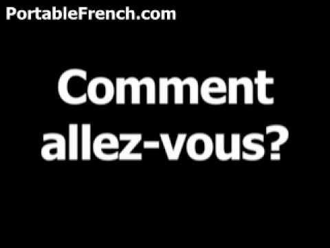 What is the meaning of comment vous?