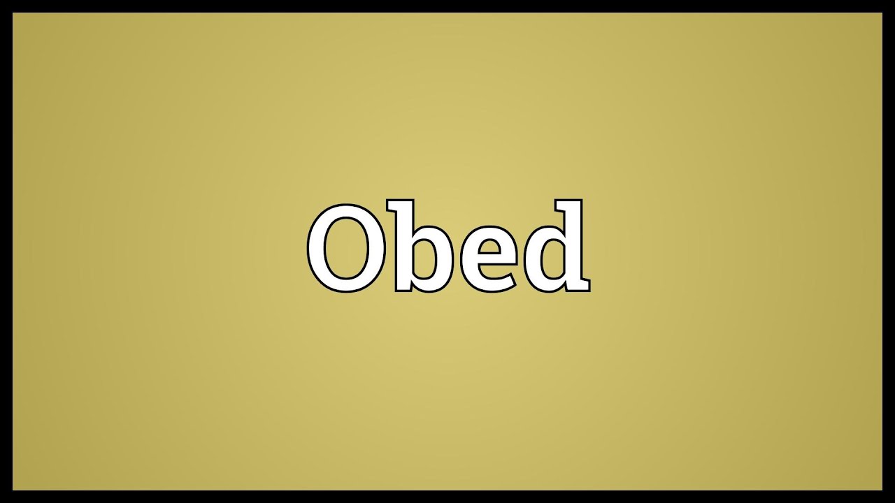 What is the meaning of Obed in the Bible?