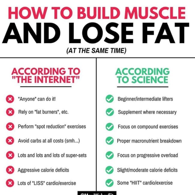 What is the most effective way to lose weight and gain muscle?