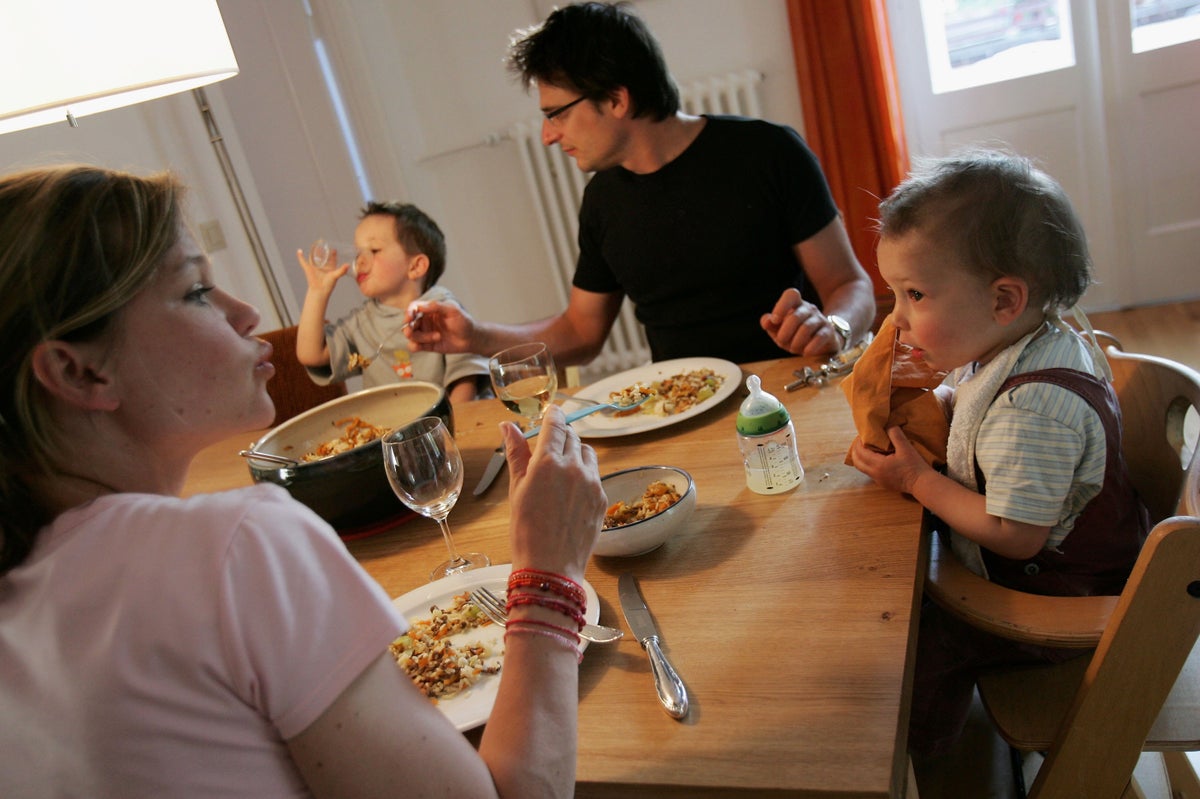 What is the most popular family dinner in the UK?