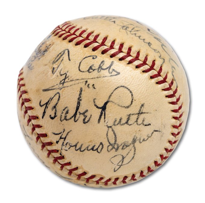 What is the most valuable signed baseball?