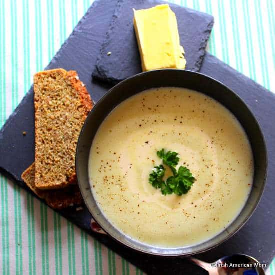 What is the origin of potato soup?