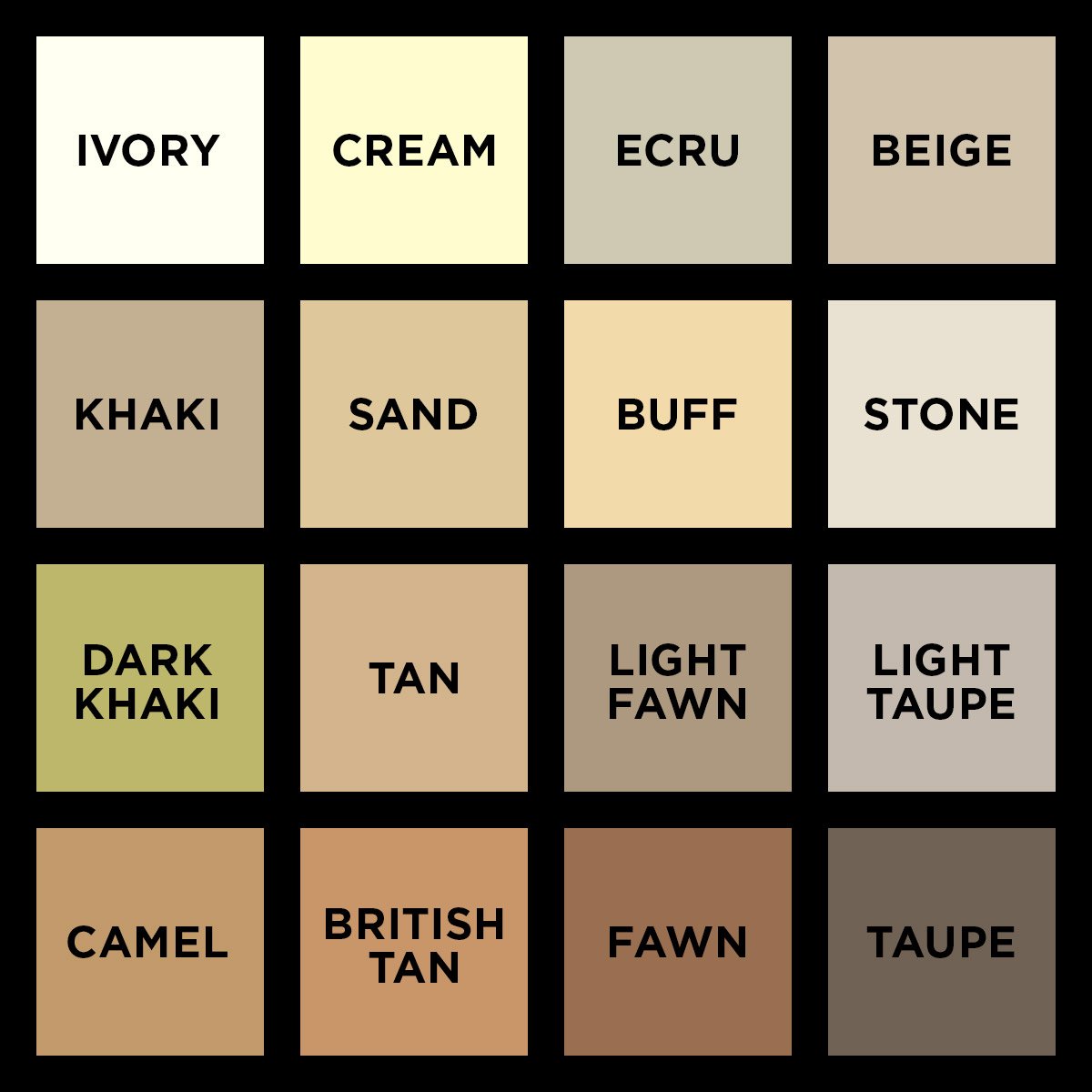 What is the same color as beige?