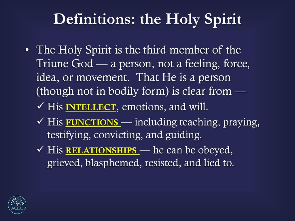 What is the spirit and why is it important?