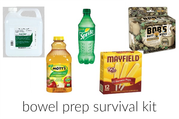 What kind of popsicles can I have the day before a colonoscopy?