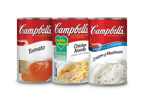 What kinds of soup does Campbell's make?