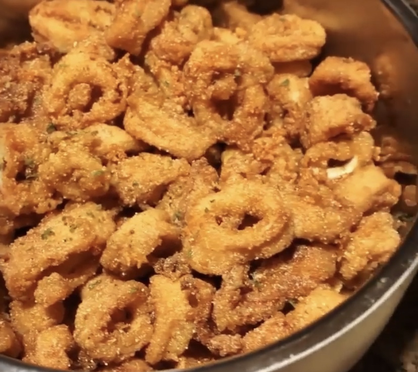 What makes calamari chewy?