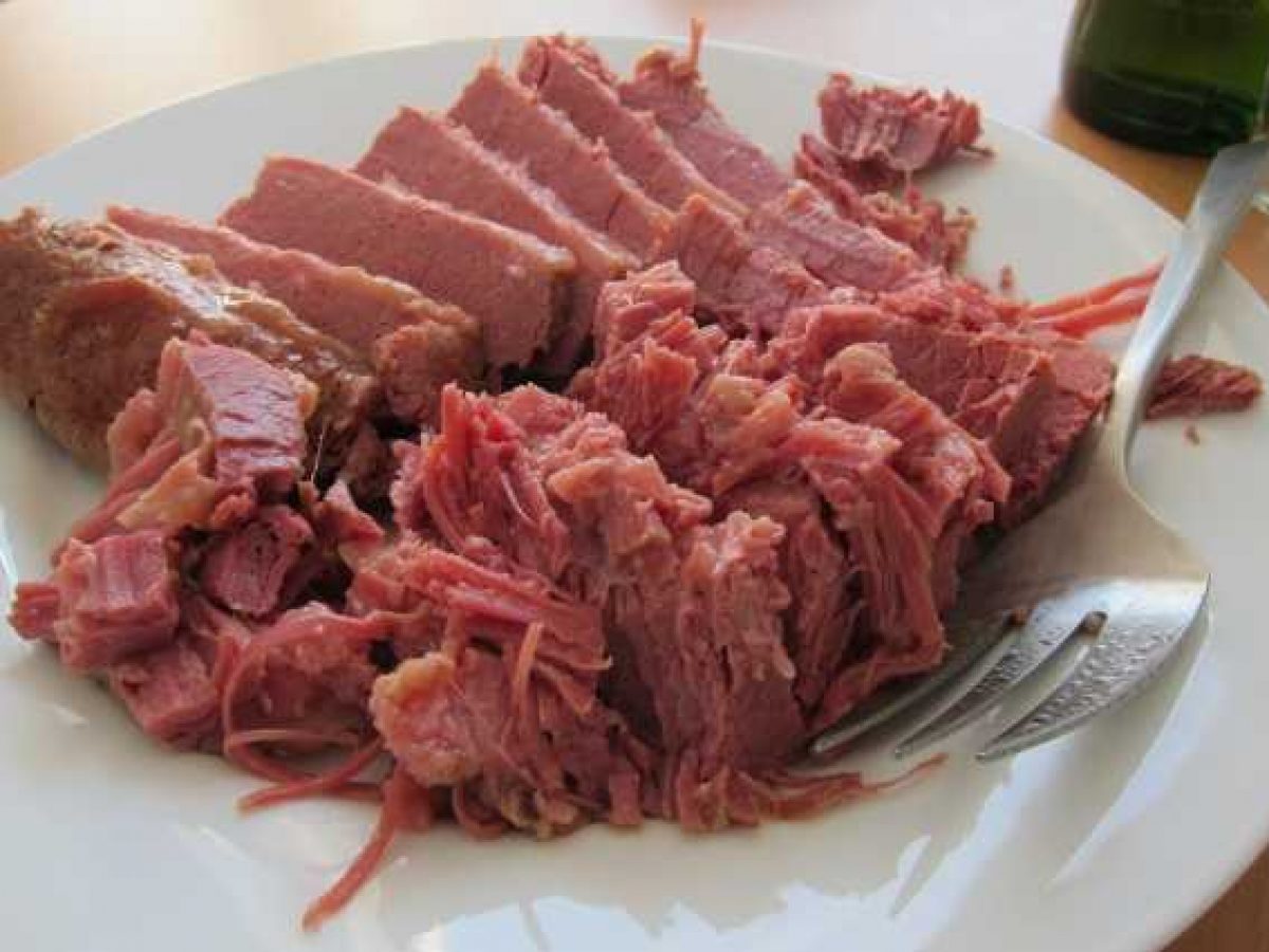 What method of preservation is used to make corned meat?