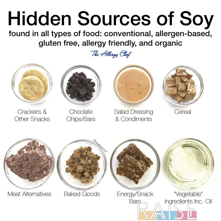 What oil does not contain soy?