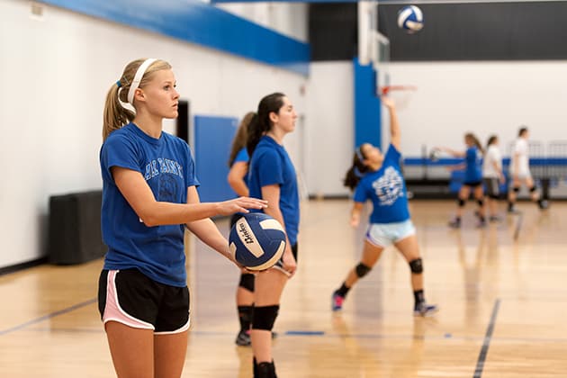 What shirt should I wear to volleyball practice?