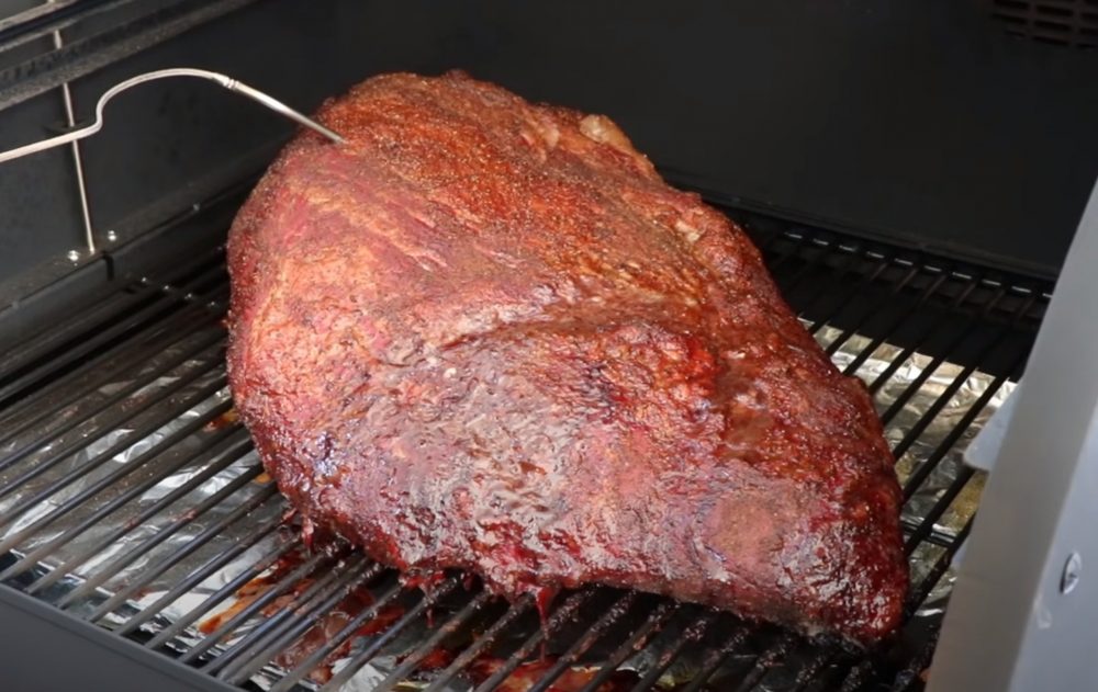 What smoke setting on Camp Chef for brisket?