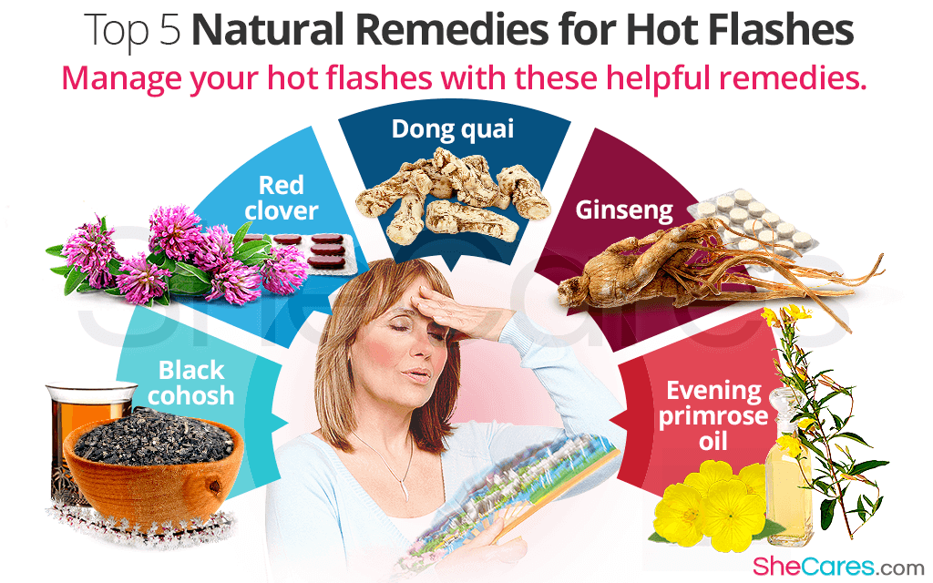 What stops hot flashes naturally?