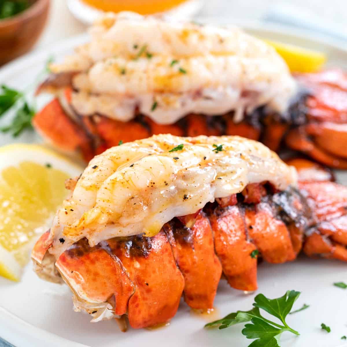 What temp should lobster tail be cooked to?