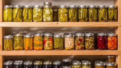 What temperature should canning be stored at?