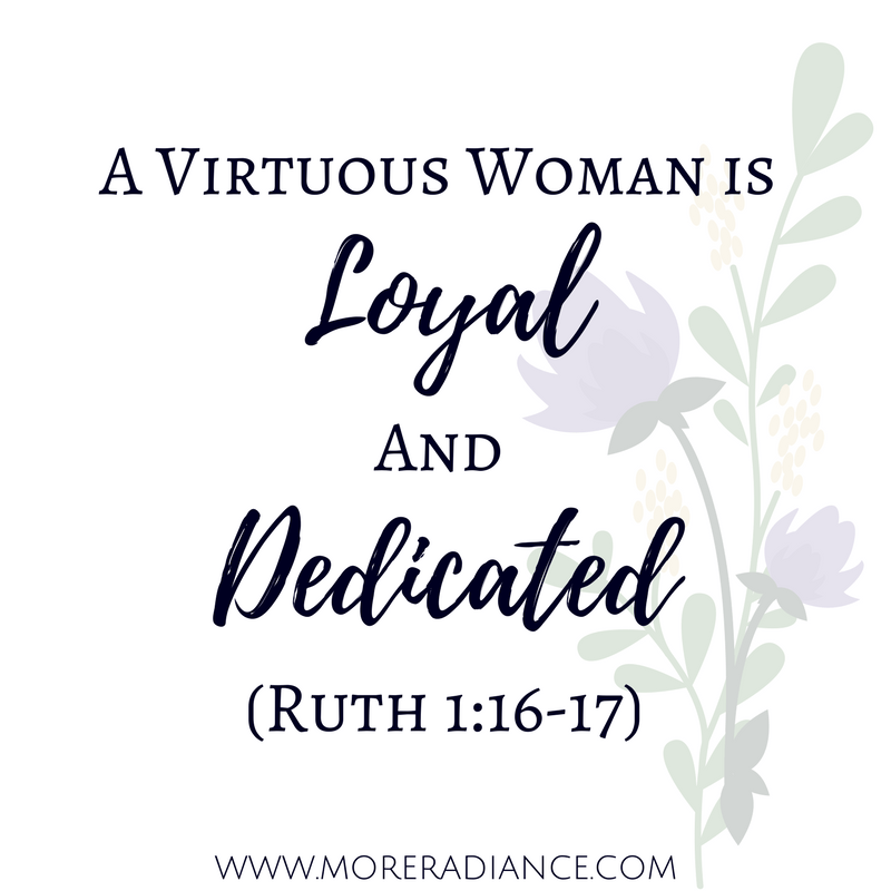 What virtues can you find from Ruth?