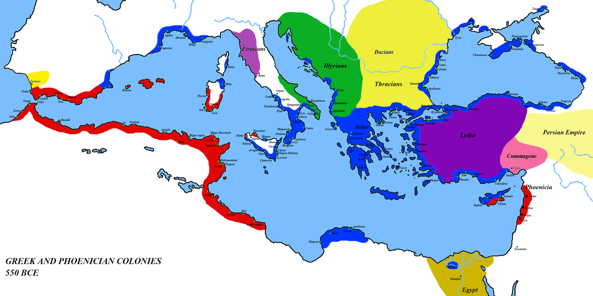 What were Greek colonies called?