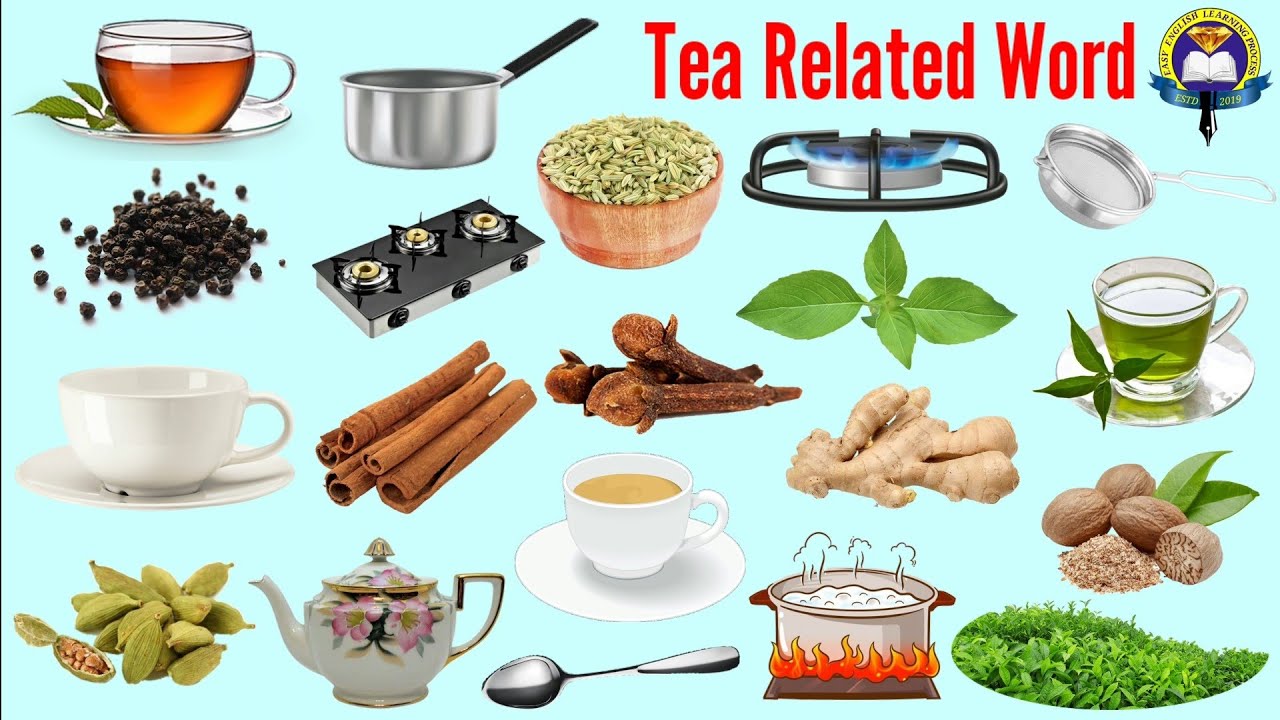 What word goes with tea?
