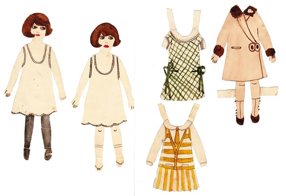 What year did paper dolls come out?