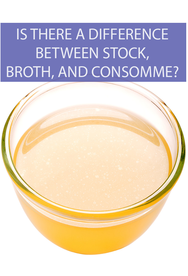 What's the difference between consommé and broth?