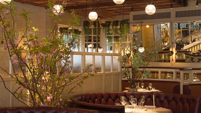 Where do the stars eat in London?