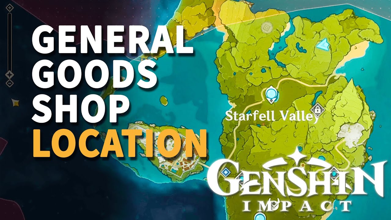 Where is the general goods shop in Genshin Impact?