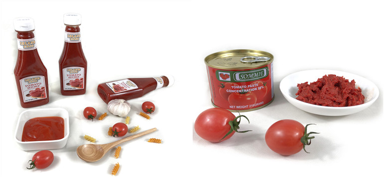Which is sweeter tomato sauce or tomato paste?
