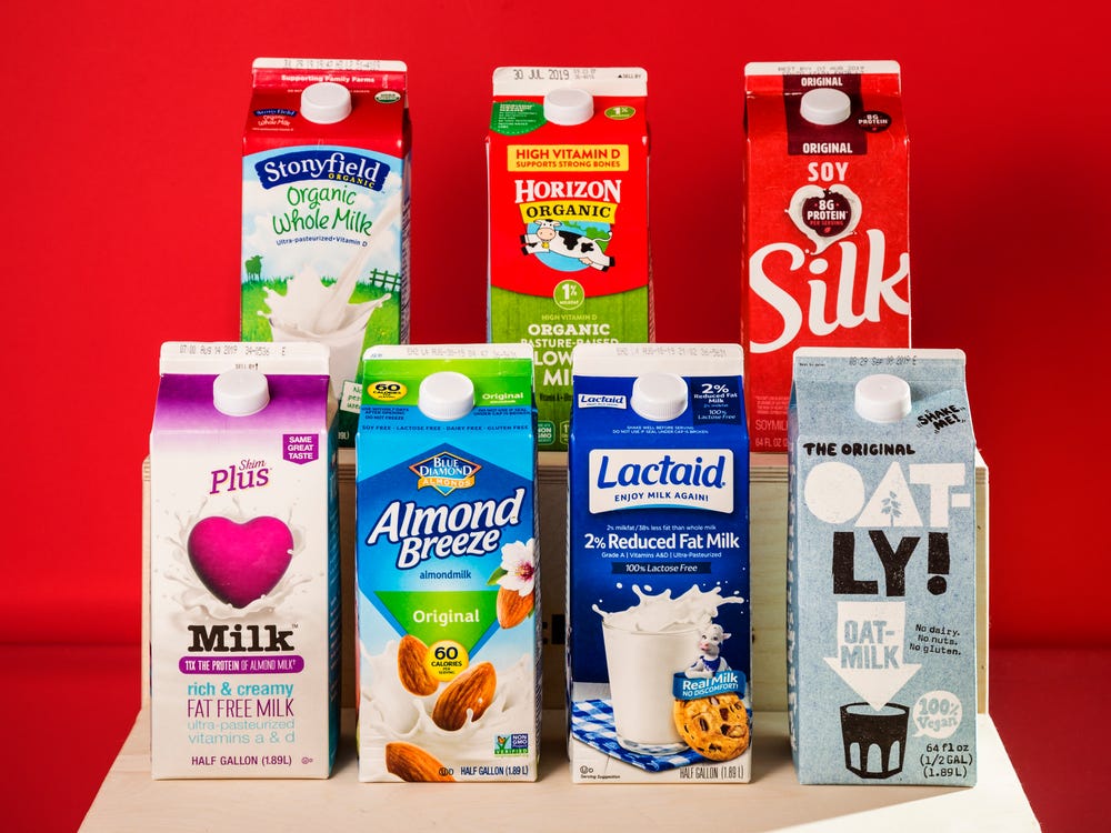 Which milk alternative tastes most like cow's milk?
