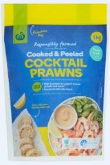 Which prawns were recalled from Woolworths?