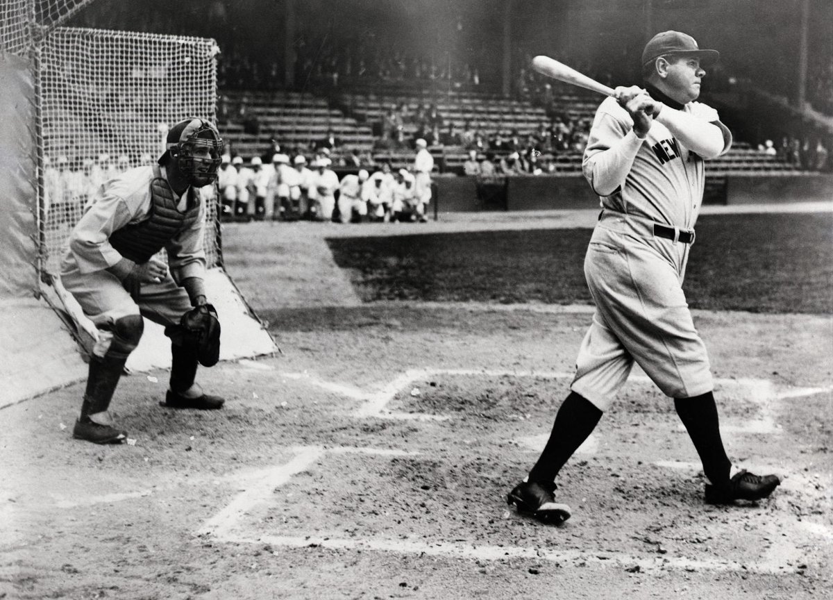 Which vegetable Did Babe Ruth use to keep cool?
