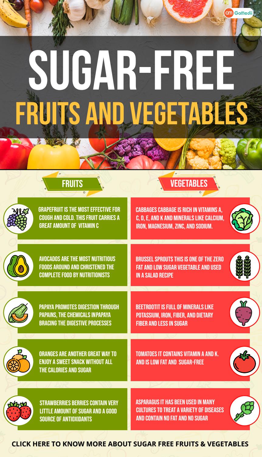 Which vegetables have no sugar?