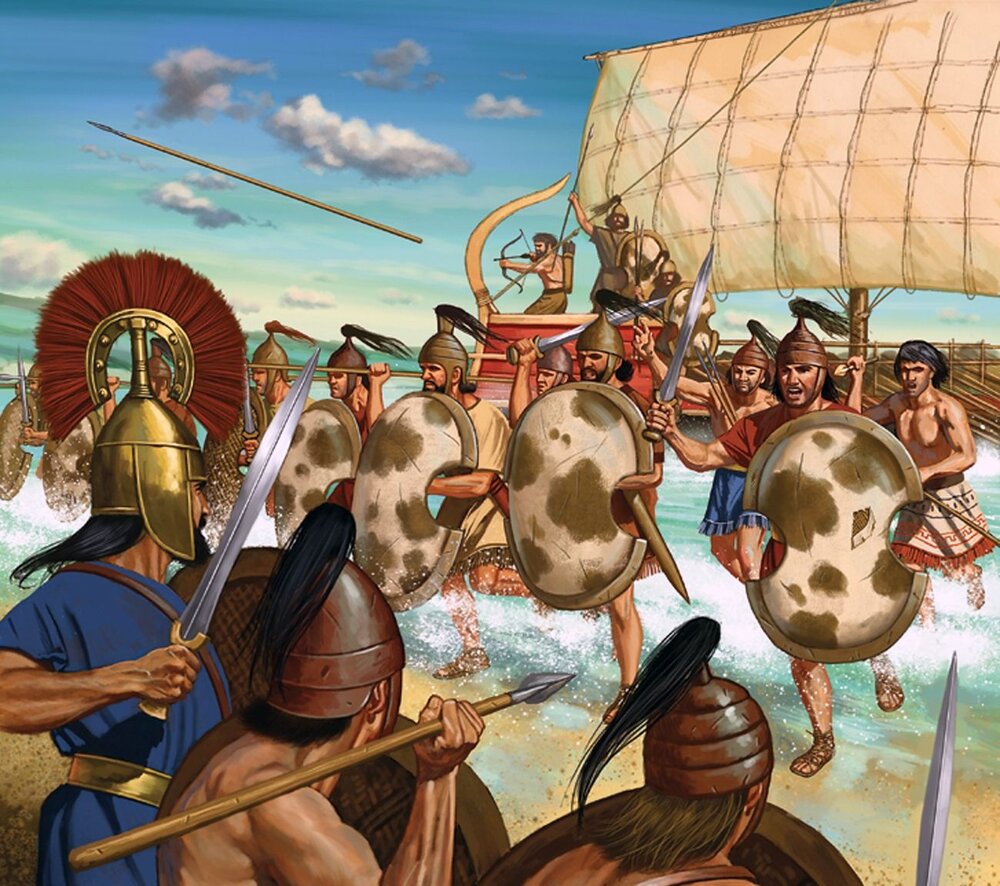Who invaded ancient Greece?