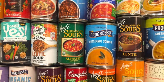 Who is the founder of the canned soup brand?