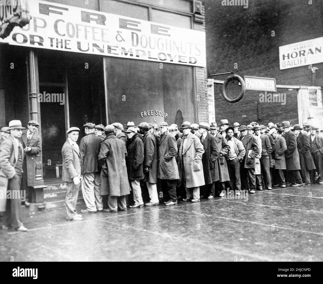 Who set up soup kitchens during the Great Depression?