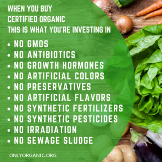 Why choose certified organic foods?