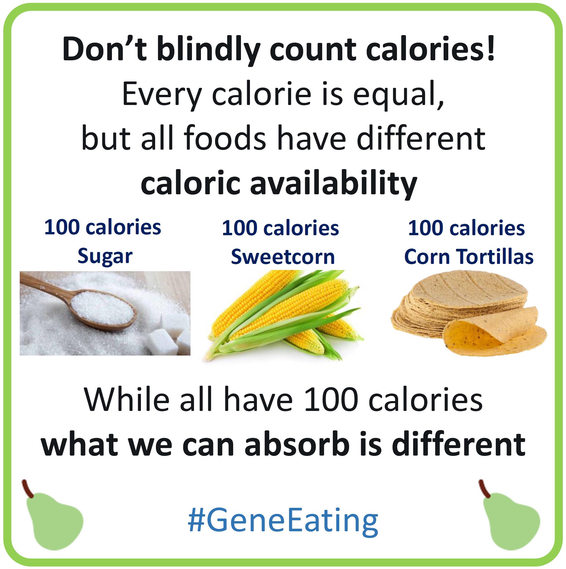 Why do some foods have more calories than others?