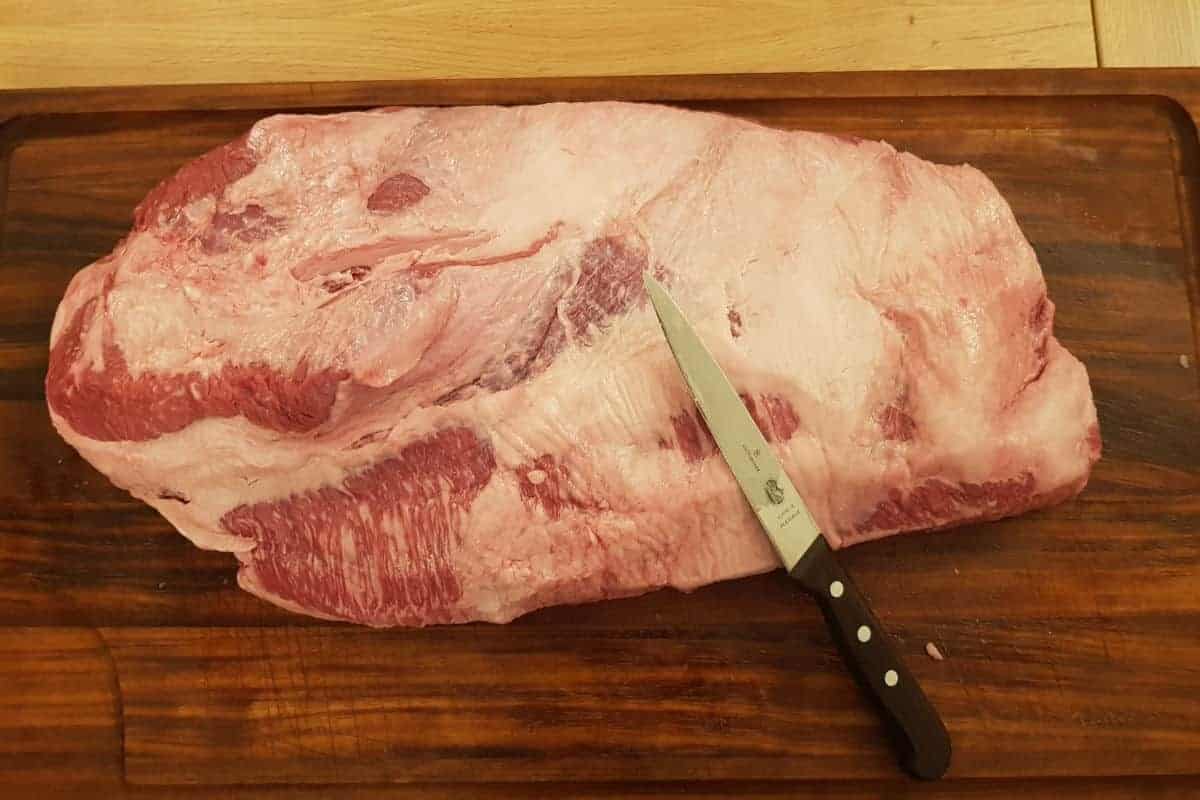 Why do you need to trim brisket?