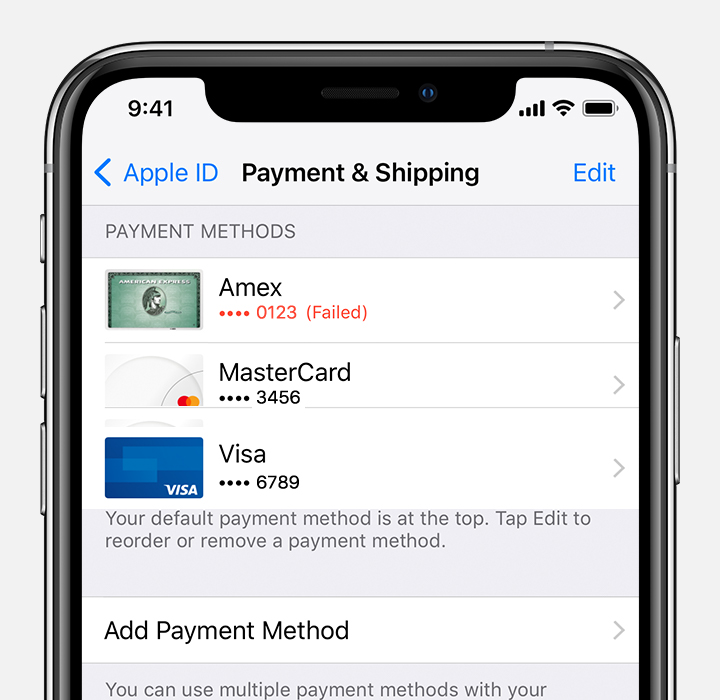 Why does my Visa gift card keep getting declined on Apple?