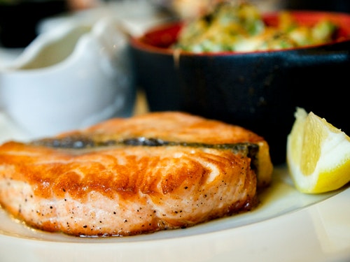 Why does salmon explode in the microwave?