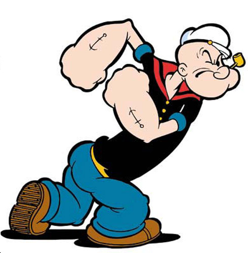 Why does spinach make Popeye strong?