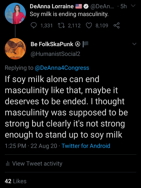 Why guys should not drink soy milk?