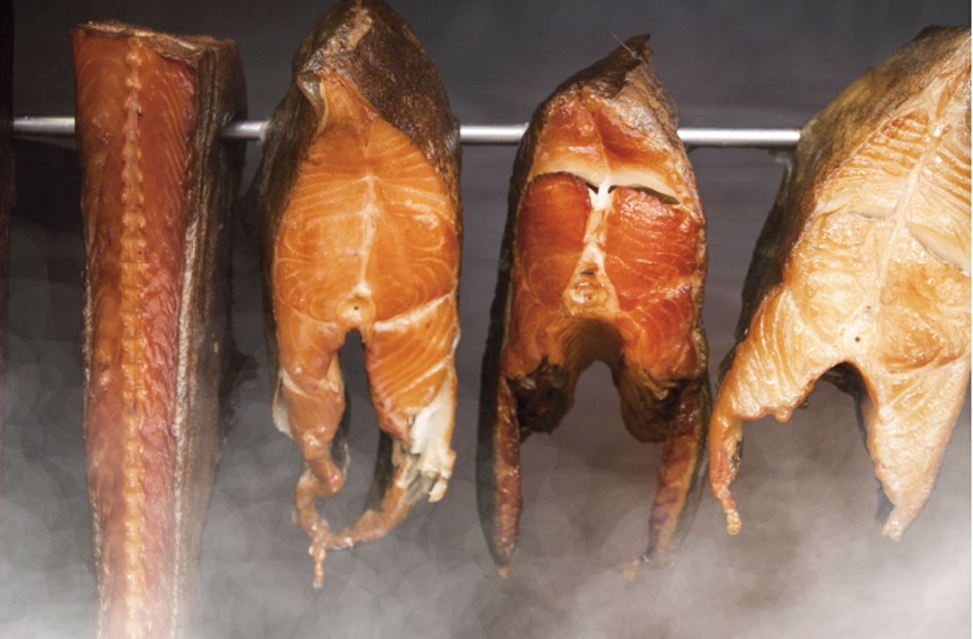 Why is fish salted before smoking?